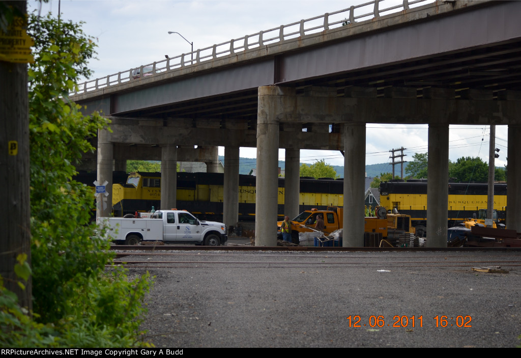 NYS&W SD70M 4054 BINGHAMTON YARD
